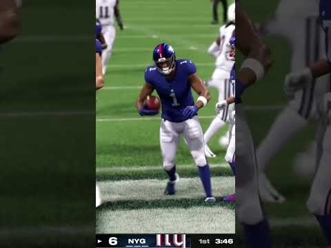 Malik Nabers touchdown on TNF in Madden 25
