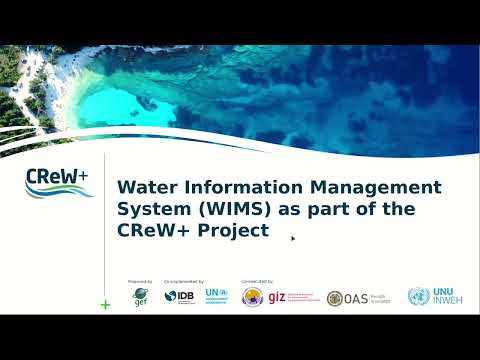 Introduction to the Water Information Management System (WIMS) - CReW+