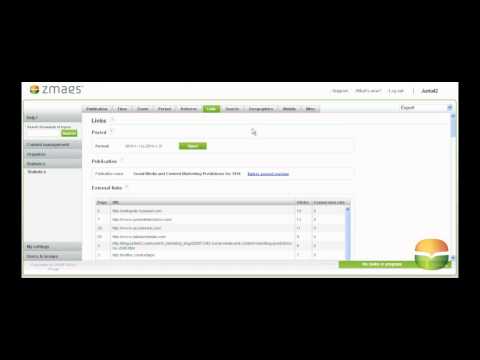 Get a Detailed statistical overview of your publications online performance