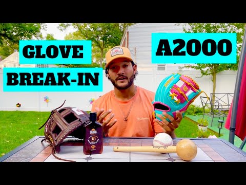 How to break in an Infield Glove (A2000)