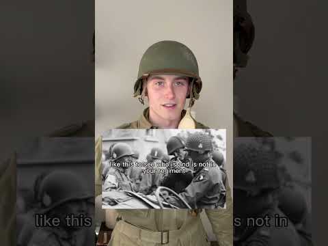 Why did WWII soldiers paint symbols on their helmets? (101st Airborne markings explained)