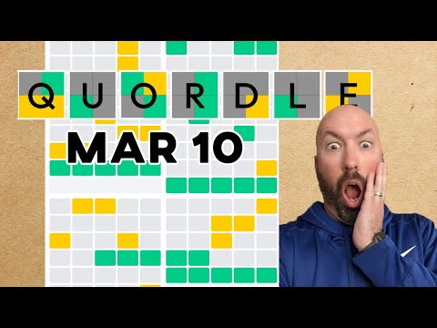 Can I SCARE the answer out of today's Quordle?