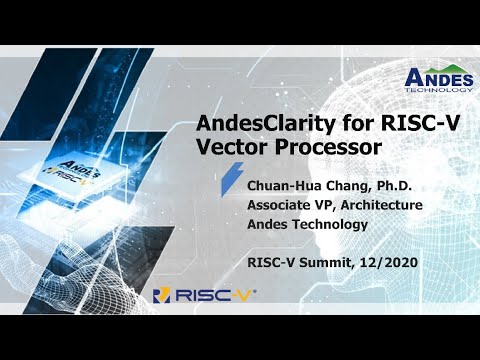 AndesClarity: a Performance & Bottleneck Analyzer for RISC-V Vector Processors - 2020 RISC-V Summit