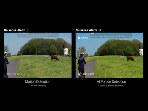 EZVIZ Cameras | AI-Powered Human shape detection