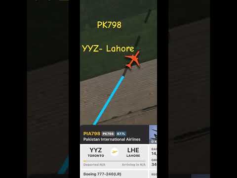 PK798, YYZ Toronto Pearson- Lahore. June 8th, 2024.