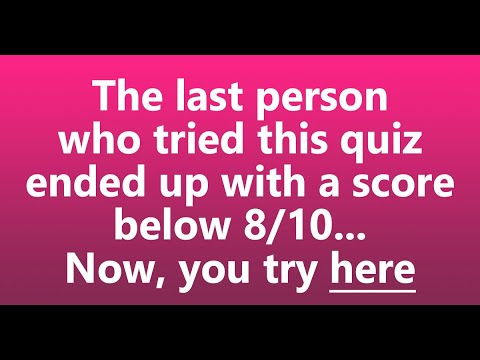 Quiz time