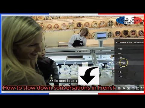 HOW TO SLOW DOWN FRENCH CONVERSATIONS & YOUTUBE VIDEOS in FRENCH & ADD SUBTITLES to YOUTUBE VIDEOS