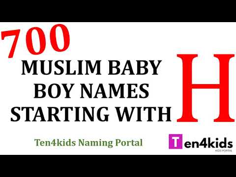 700 Muslim Popular Baby Boy Names Starting with H