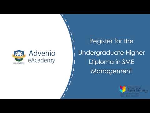 Undergraduate Higher Diploma in SME Management - Promo
