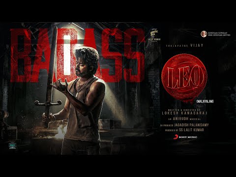 LEO (Malayalam) - Badass Lyric | Thalapathy Vijay | Lokesh Kanagaraj | Anirudh Ravichander