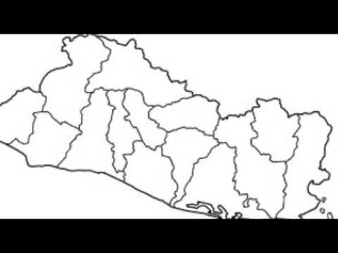 mapa de el salvador nuetra pais