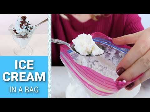 How to Make Ice Cream in a Bag in Less Than 15 Minutes | Super Easy kid friendly recipe