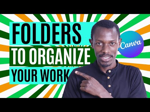 Organize Designs in Folders - Canva Pro Tutorial Series - Free Graphic Design course - Lesson 9