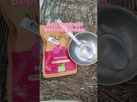 Alps Goodness Beetroot powder 🪴 #youtubeshorts #shortvideo #skincare #alpsgoodness #viralshorts