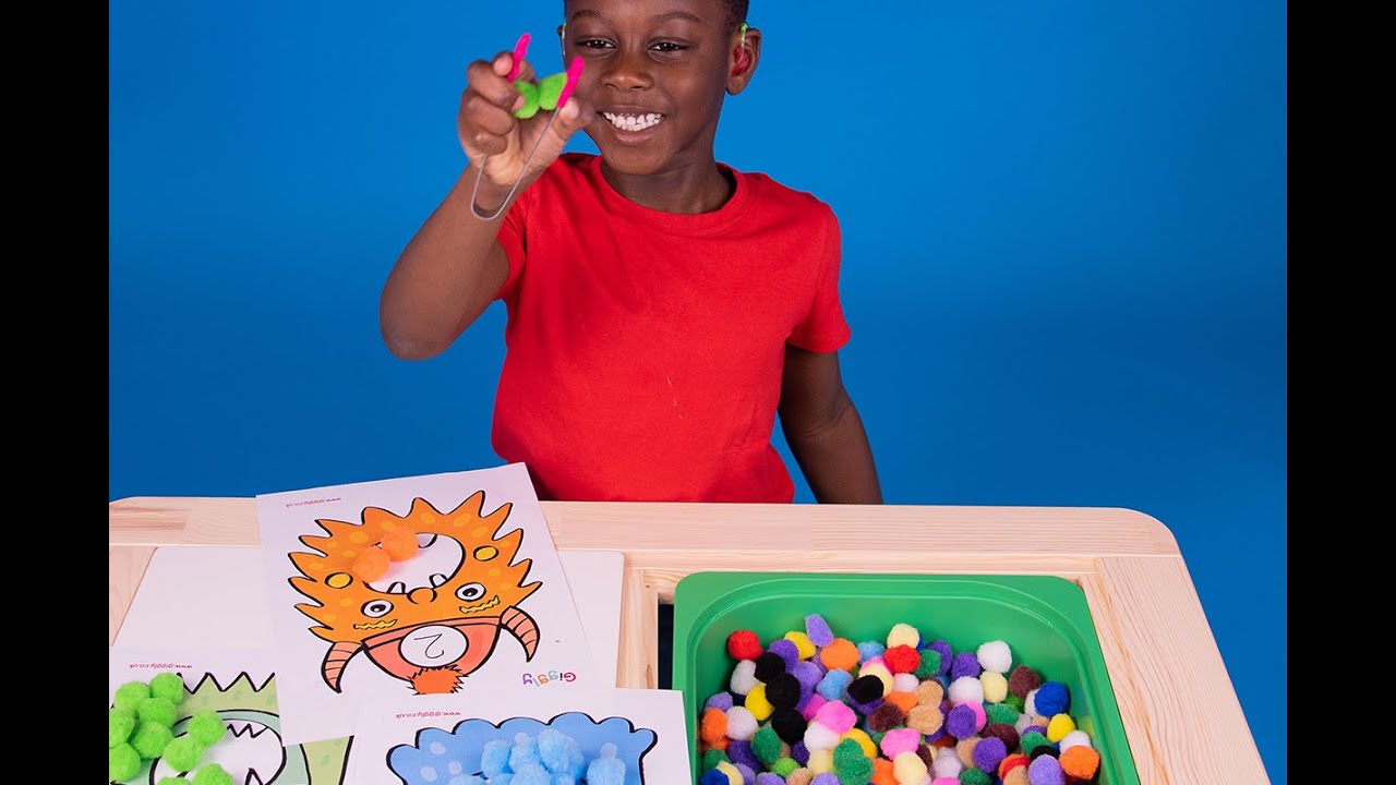 Fun Monster Tuff Tray Game!