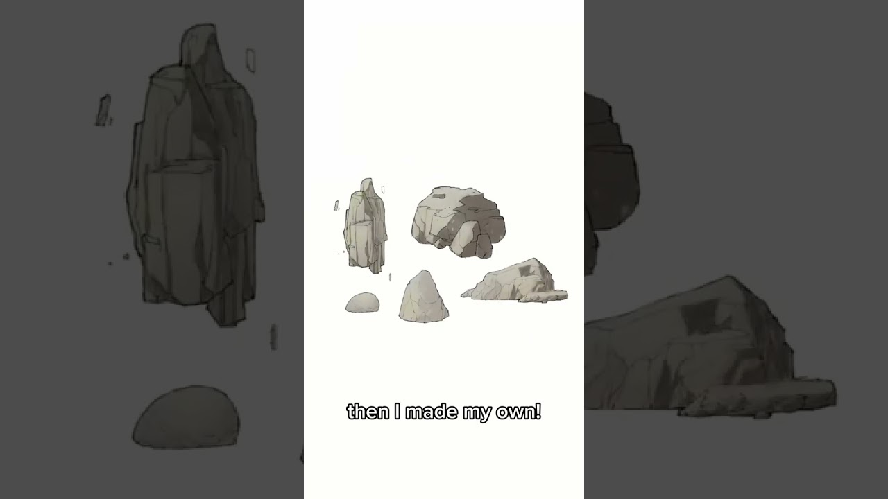 Some advice on drawing rocks! #drawing #digitalart #art #artadvice