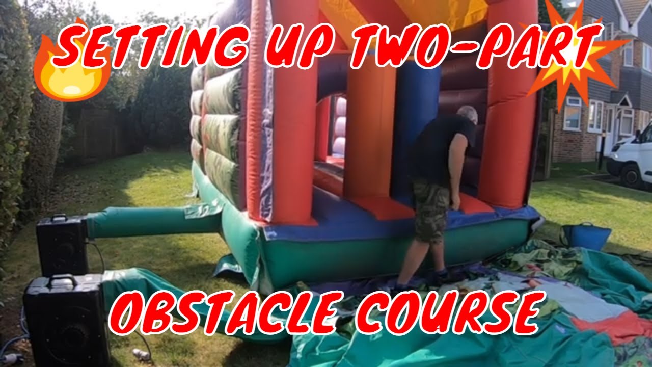 SETTING UP A TWO-PART OBSTACLE COURSE