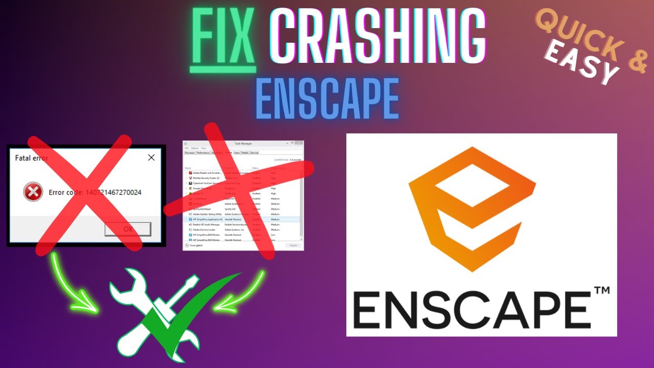 Enscape Crash Fix – Stop Crashing, Freezing, Black Screen & Render Failures