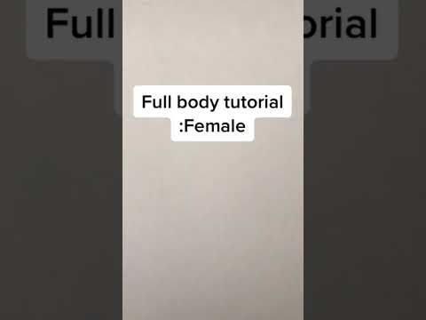 Female Body Drawing | Quick tutorial #shorts