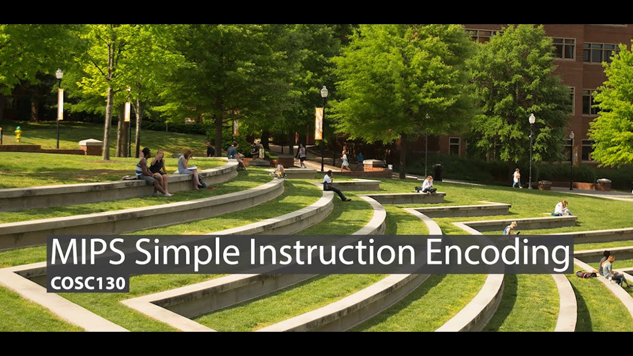 COSC130 - Encoding MIPS Instructions