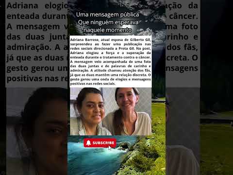 Madrasta de Preta Gil faz publicação direta para a cantora e surpreende seguidores
