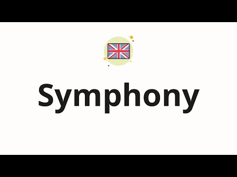 How to pronounce Symphony