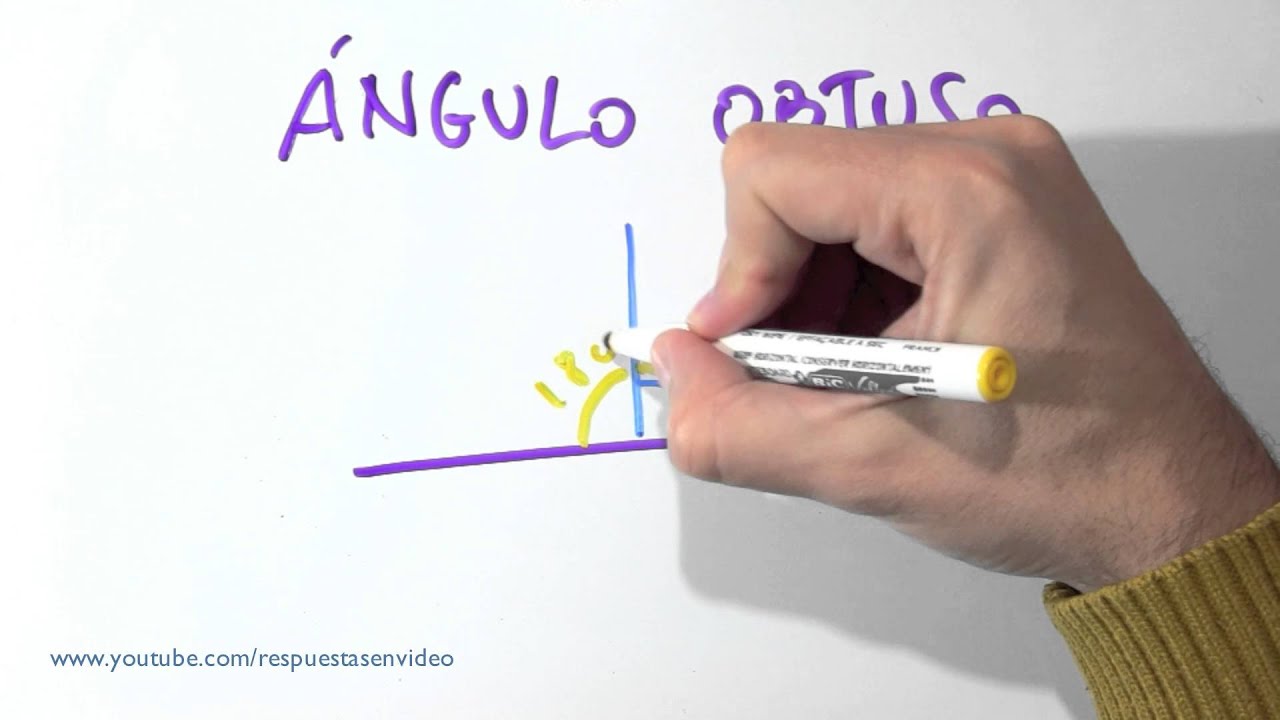 Qué es un ángulo obtuso - Cuál es, definición, dibujos y ejemplos