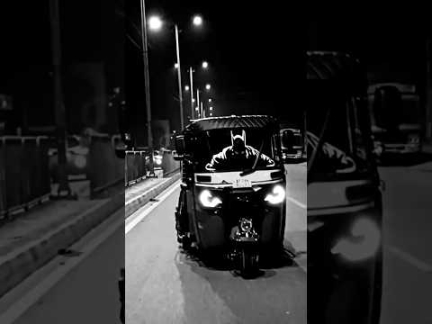 Batman logo bajaj maxima auto stickering #bajaj#auto#autorickshaw#autostickering