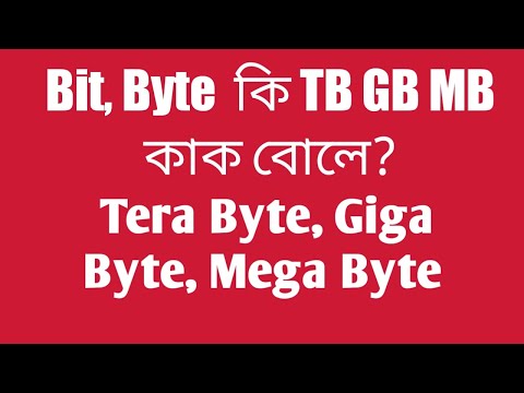 What is Bit, Byte, Nibble, KB, MB, GB, TB, PB, EB, ZB