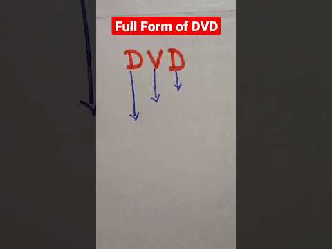 Full Form of DVD #shorts #viral #uniqueknowledge