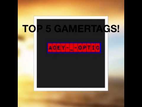Top 5 Gamertags To Use! (My Opinion)