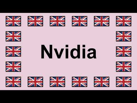 Pronounce NVIDIA in English 🇬🇧