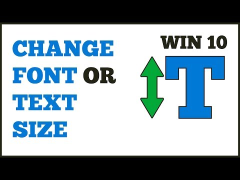 How To Easily Change Font Size Or Text Size In Windows 10 | System Font Size Changer In Windows 10