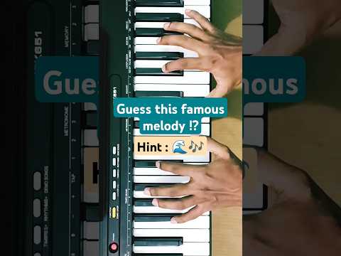Can you guess this famous piano piece !? 🎹🤔