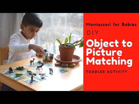 Montessori at Home: DIY Matching Activity for Babies & Toddlers