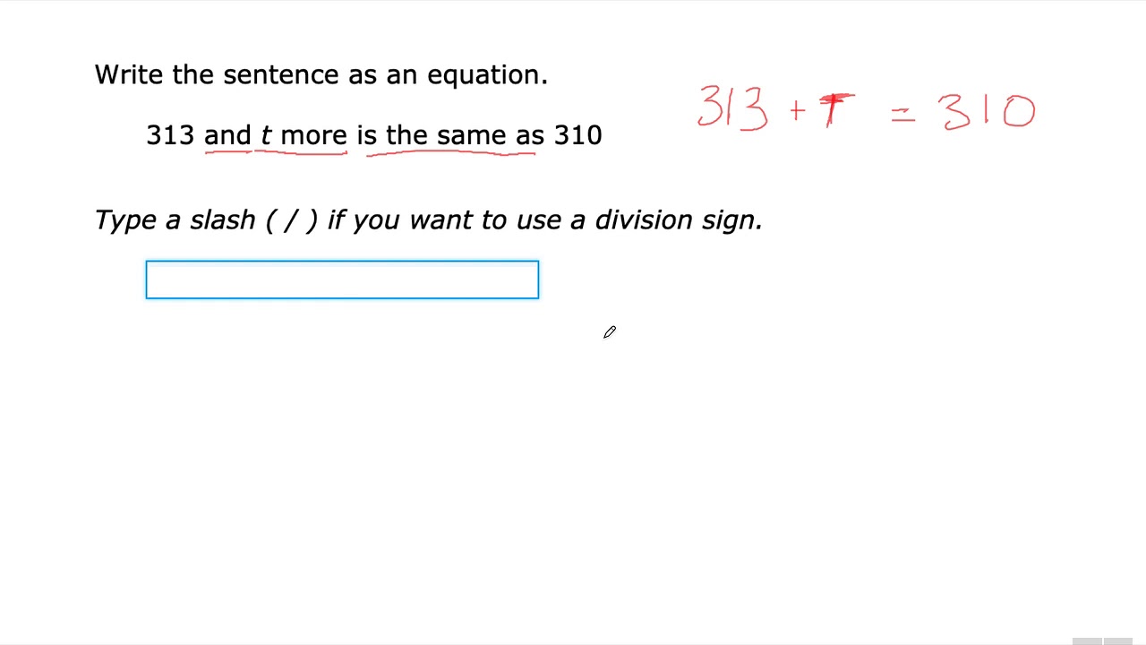 IXL Section I.5 - Write Variable Equations