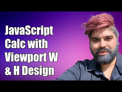JavaScript: How to Calculate with Viewport Width and Height for Responsive Design
