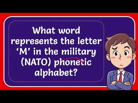 What word represents the letter ‘M’ in the military NATO phonetic alphabet?