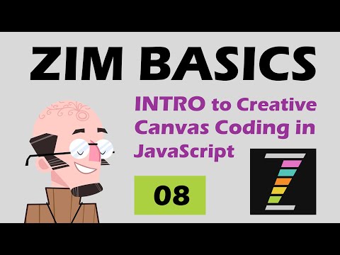 ZIM Basics 08 - How to Add Text on the HTML 5 Canvas with JavaScript and ZIMjs