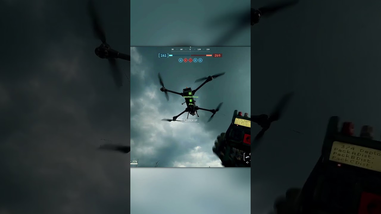 How to safely destroy tanks in BF6 😎💣 #shorts #battlefield6 #bf6 #tankkill #drone #c4 #drone