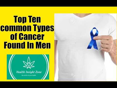 Top Ten Common Types of Cancer Found In Men