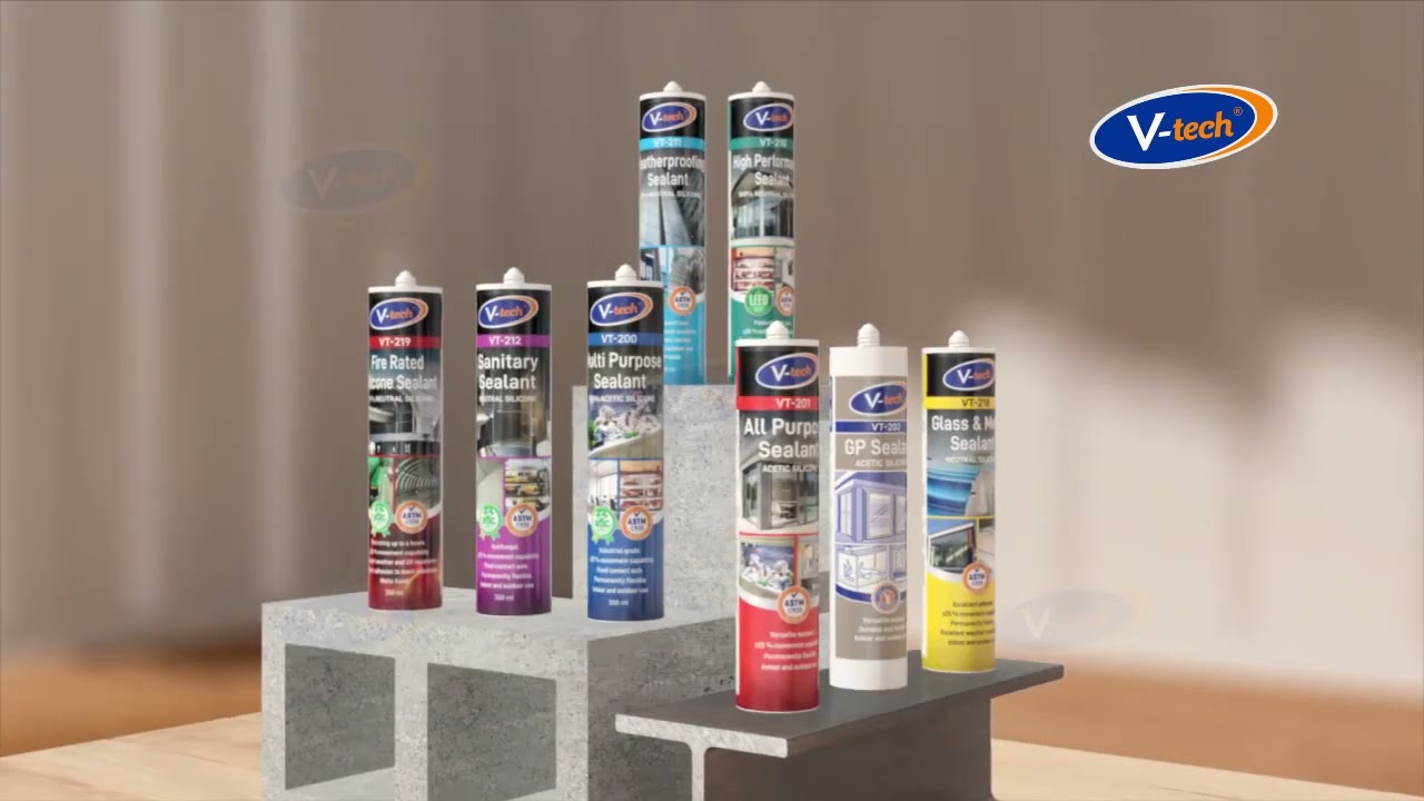 V Tech VT 218 Glass Metal Silicone Sealant | Available on IndiaMART