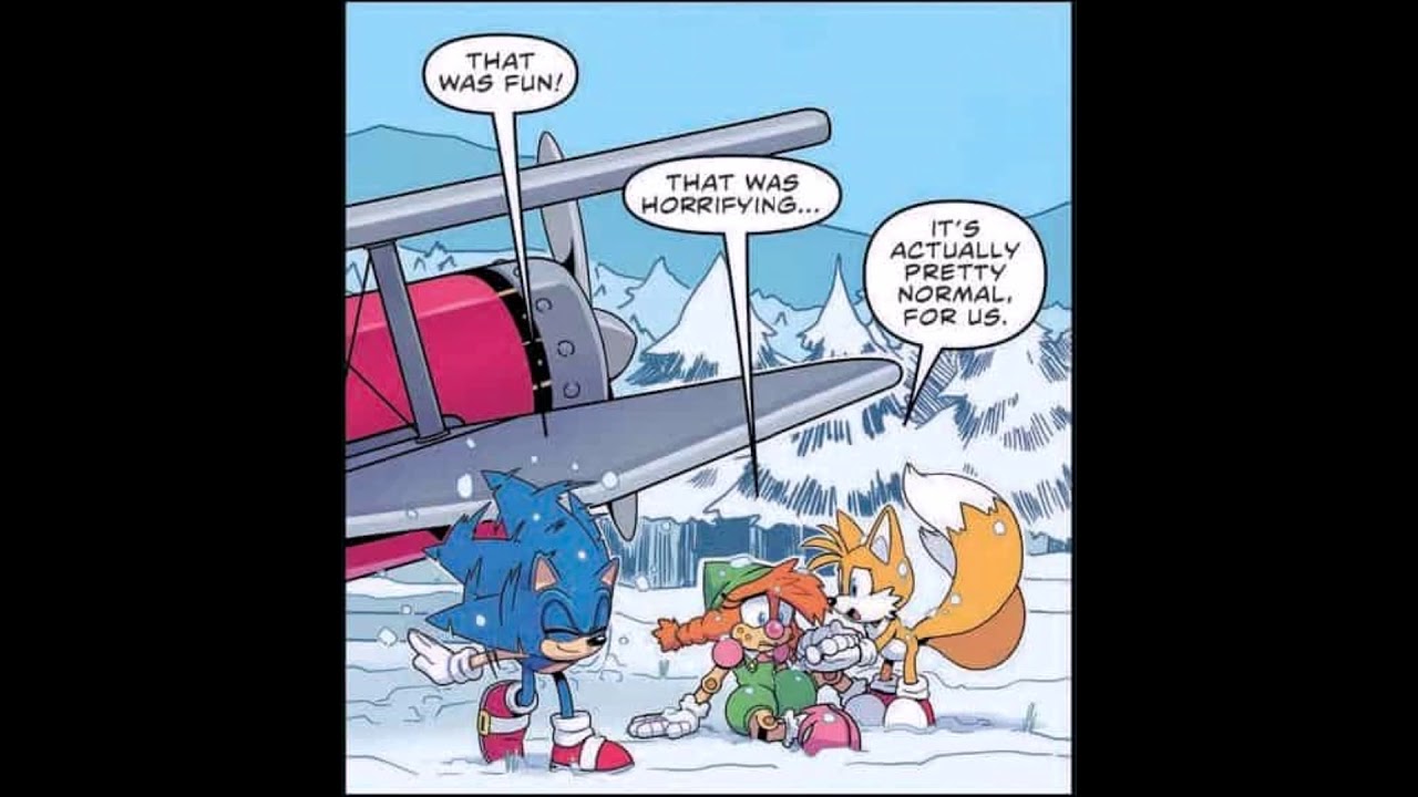 Sonic IDW issue 35 teaser dub 2 character lines