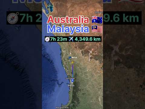 Australia to Malaysia flight Route #vueling #airplane #travel #airways #flightpath #aviation #map