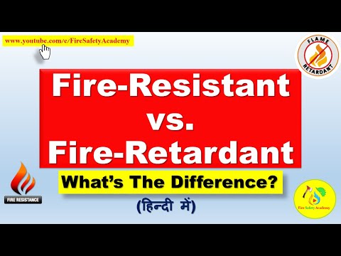 Fire Resistant vs. Fire Retardant in Hindi | What is The Difference? | Flame Resistant & Retardant