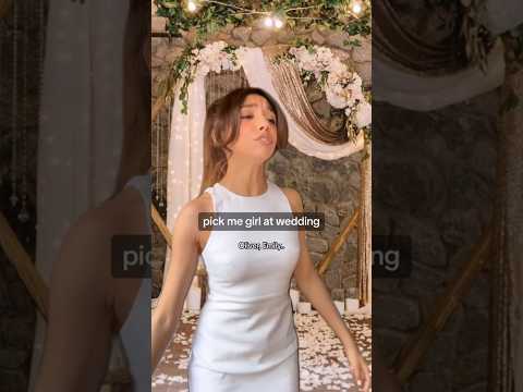 pick me girl at the wedding #comedy