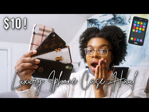 LUXURY IPHONE CASE HAUL! | IPHONE CASES FOR THE CHEAP!