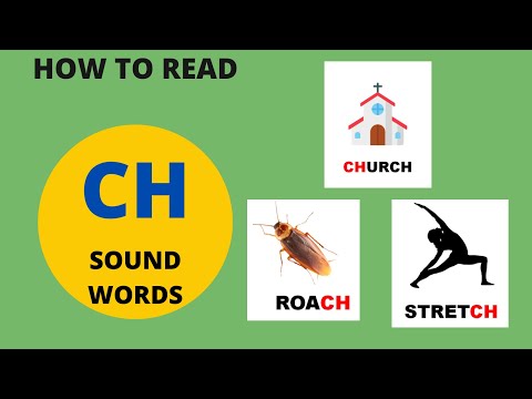 CH Digraph Sound|"CH" sound words with pictures |Teach "CH" sound words |Beginning CH and Ending CH