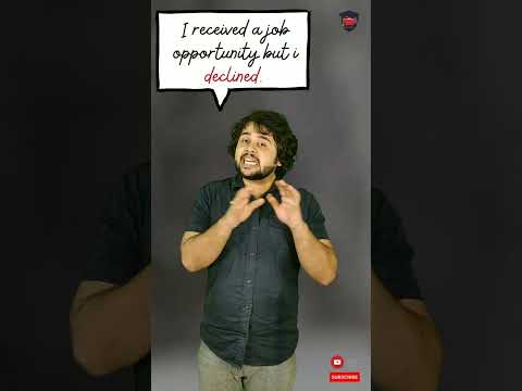 Refuse, reject, decline ❌| Verbs| Difference explained ????| Shorts @englishwithSanket