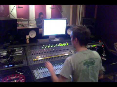 John Walther in the studio